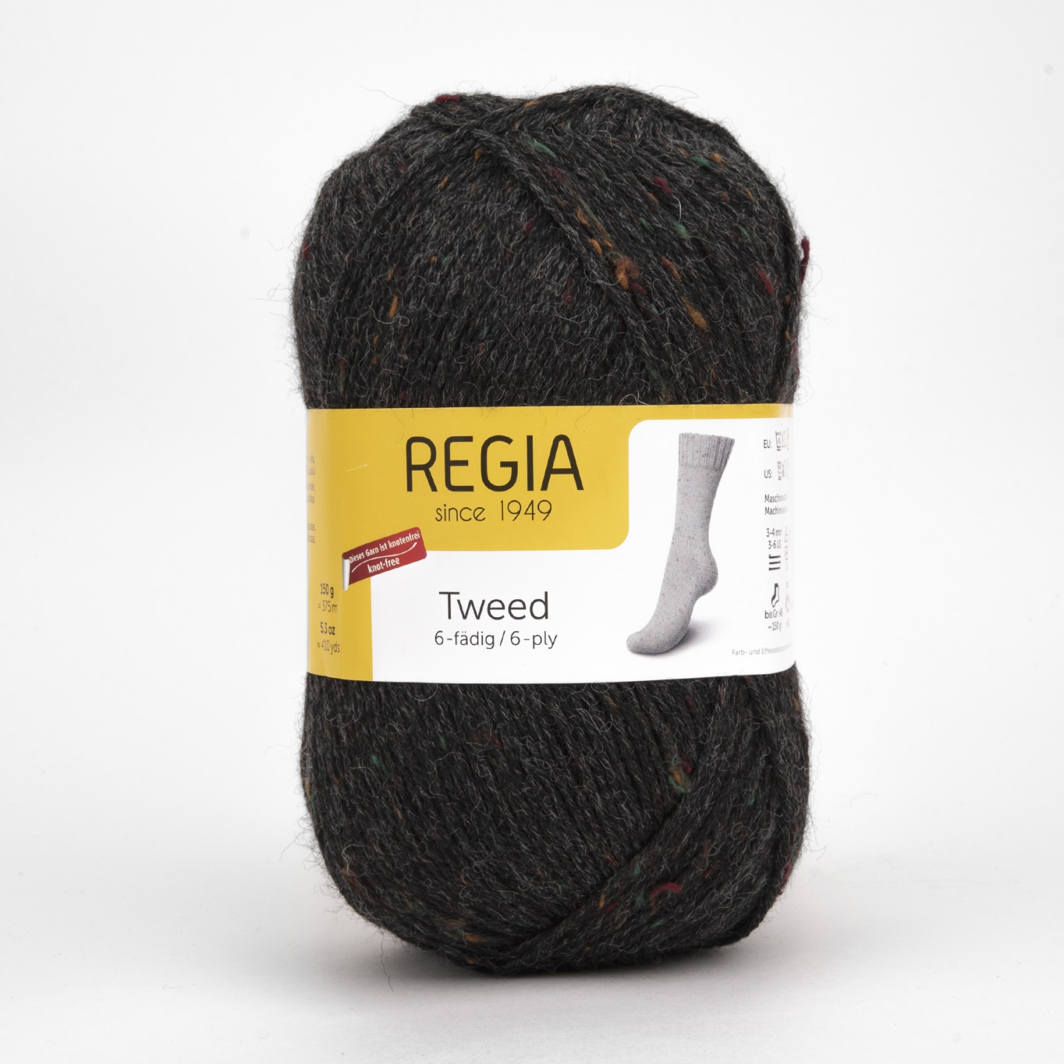 Пряжа Schachenmayr Regia 6-Ply Tweed 150г 00052 | Купить по выгодной ...