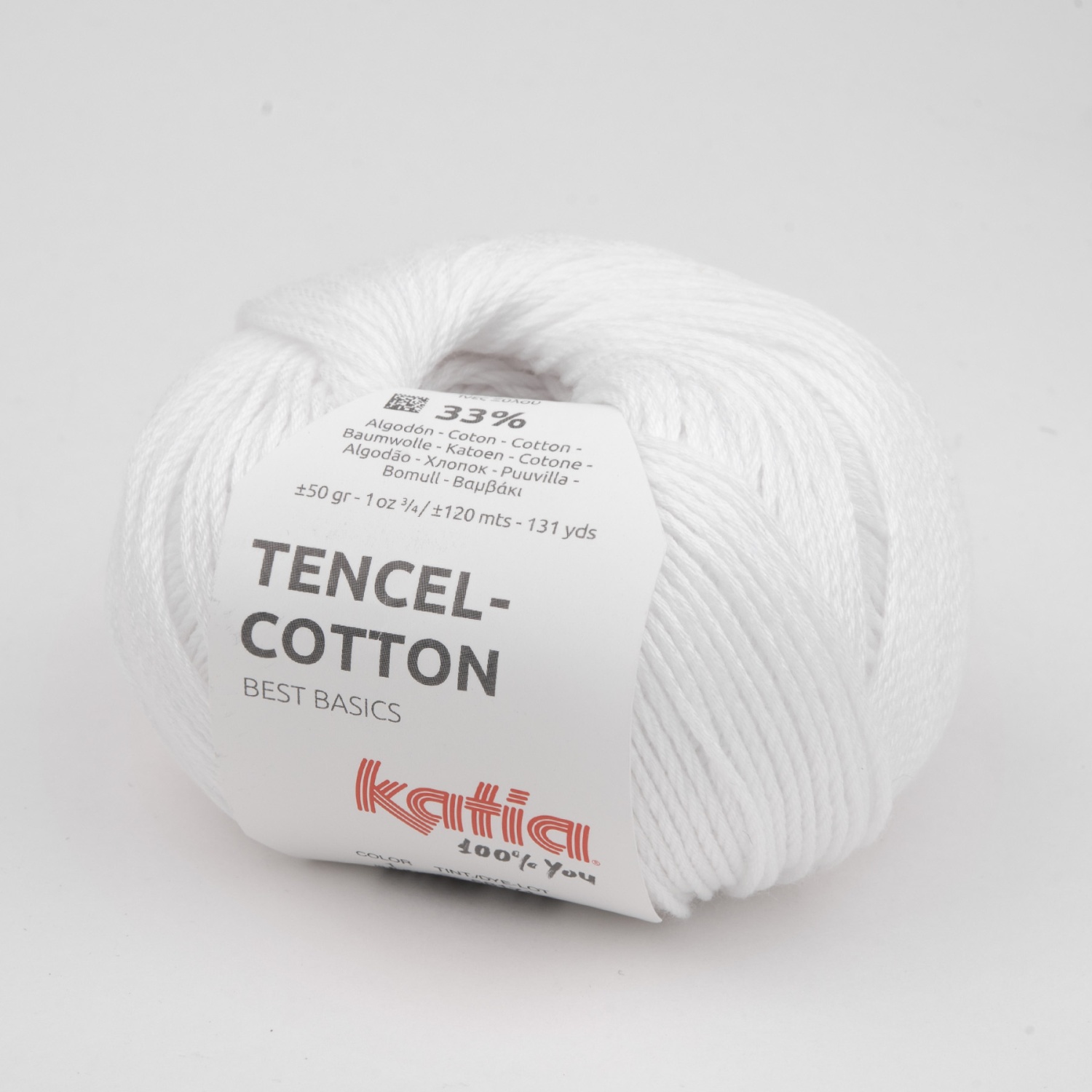 Пряжа Katia Tencel-Cotton 50г 0009 KATIA (Испания) цвет : 67% лиоцелл ...