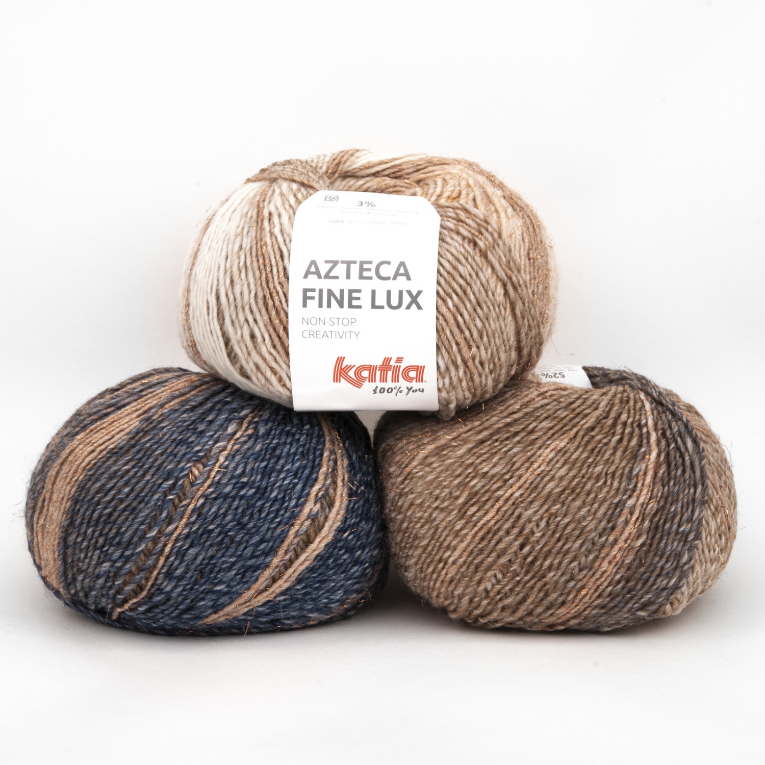 Пряжа Katia Azteca Fine Lux 100г 0415 | Купить по выгодной цене в ...