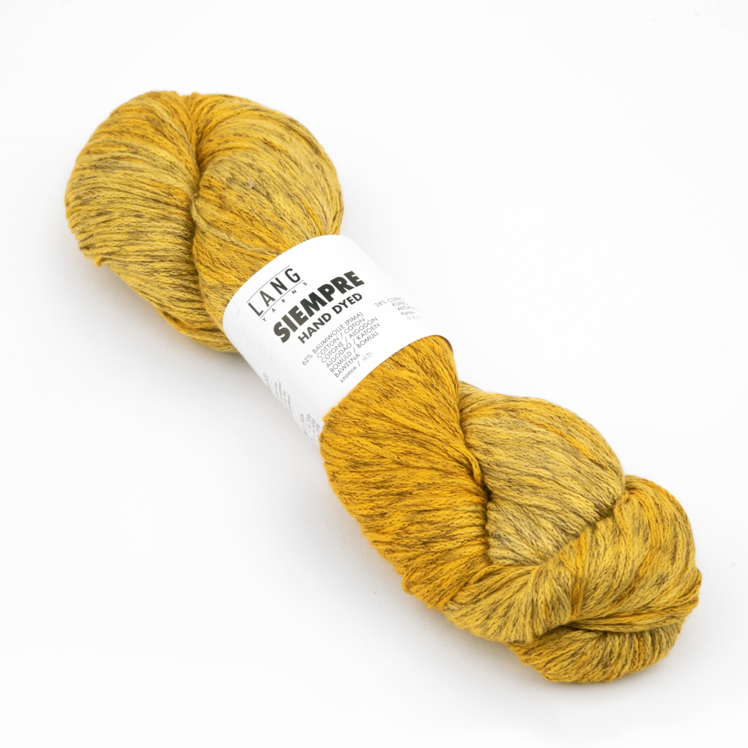 Пряжа Lang Yarns SIEMPRE 100г 0005 цвет : 62% хлопок, 38% купро ...